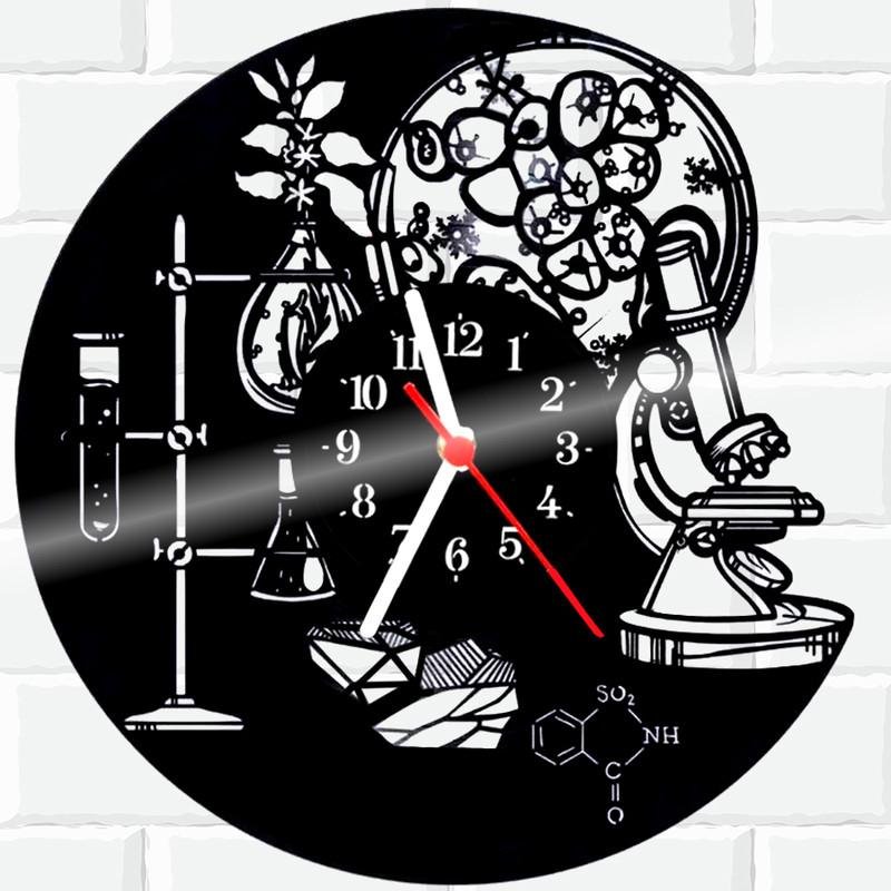 Relógio De Vinil Disco Lp Parede Quimica | MadeiraMadeira