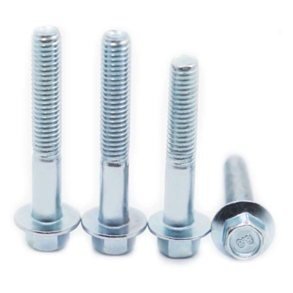 PARAFUSO SEXTAVADO FLANGEADO M8 X 50 ZINCO BRANCO - 500Pçs | MadeiraMadeira