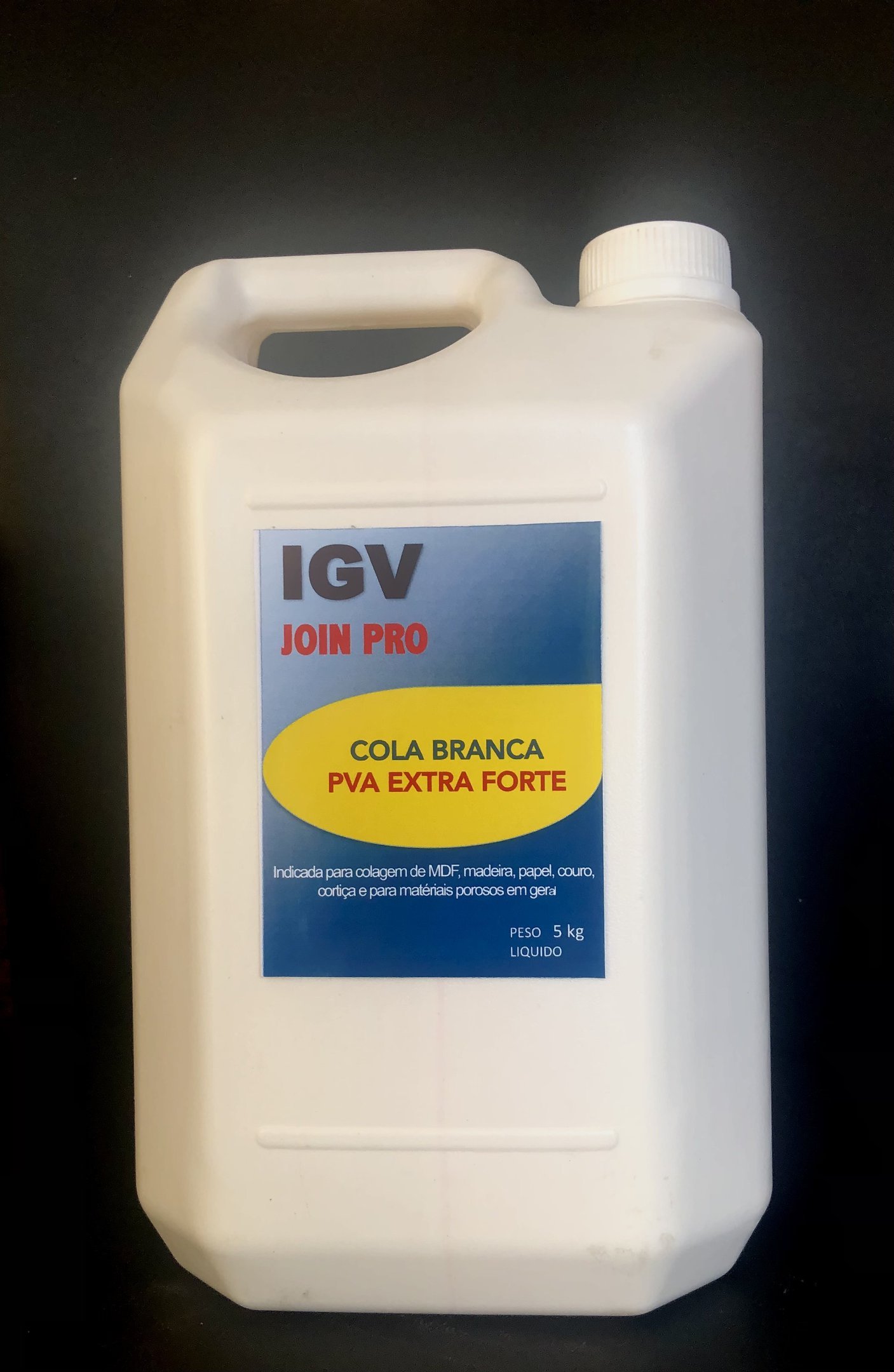 Cola branca PVA EXTRA FORTE 5KG | MadeiraMadeira