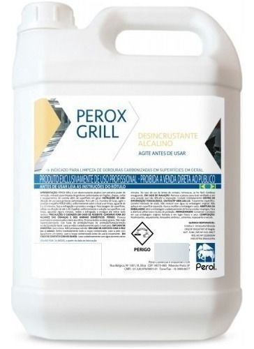 Perox Grill Limpador Forno Fogão Chapas Gorduras Perol 05 Lt ...
