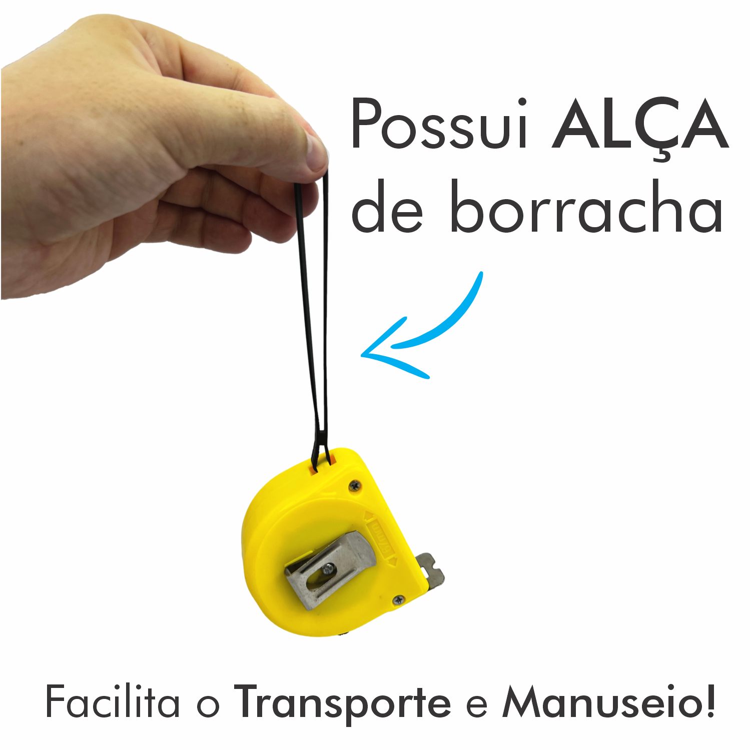 Trena Profissional Metro Ferramenta Manual com Trava Fita Métrica de ...
