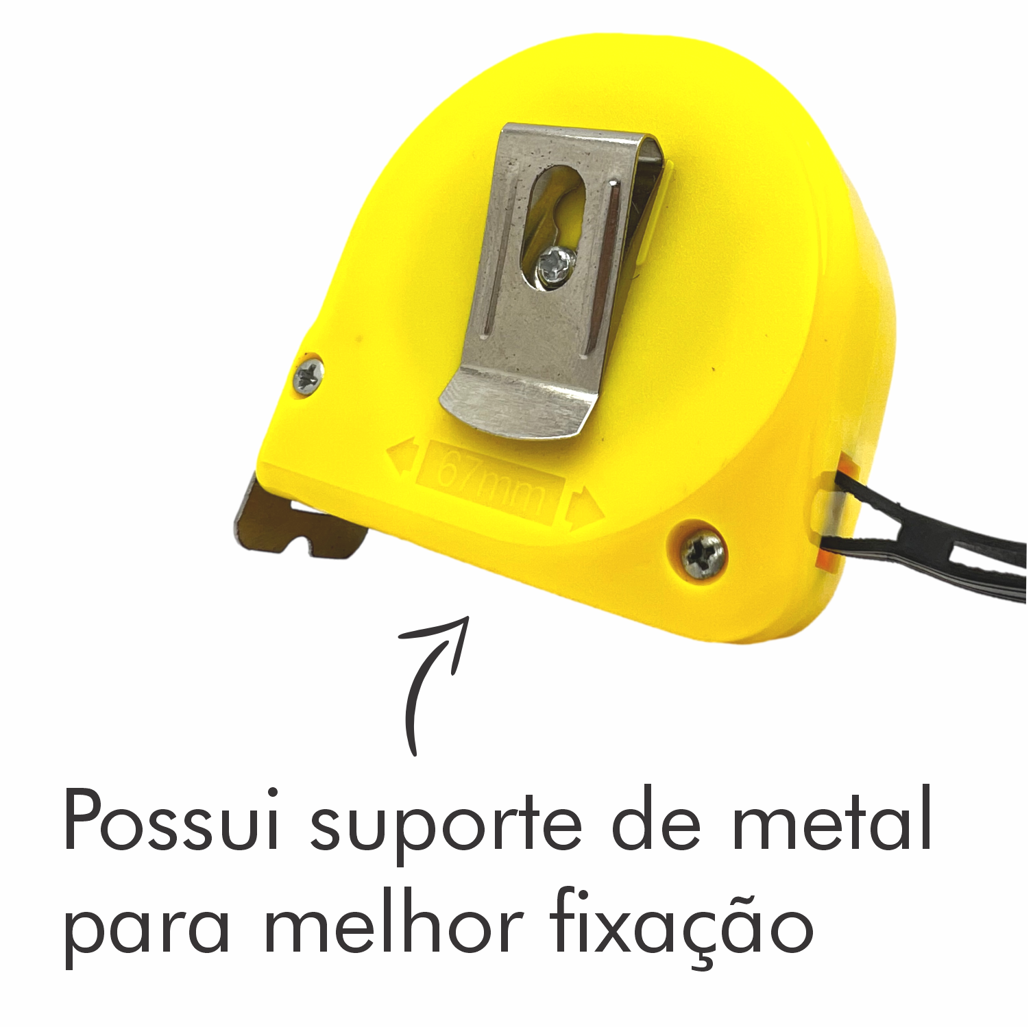 Trena Profissional Metro Ferramenta Manual com Trava Fita Métrica de ...