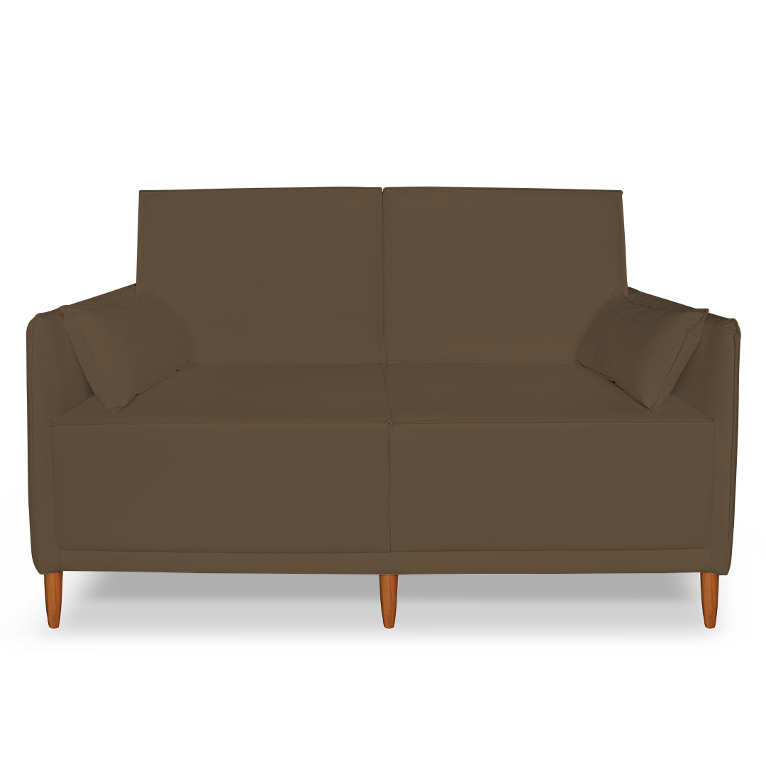 Sofá 2 lugares Istambul - Suede - Capuccino | MadeiraMadeira