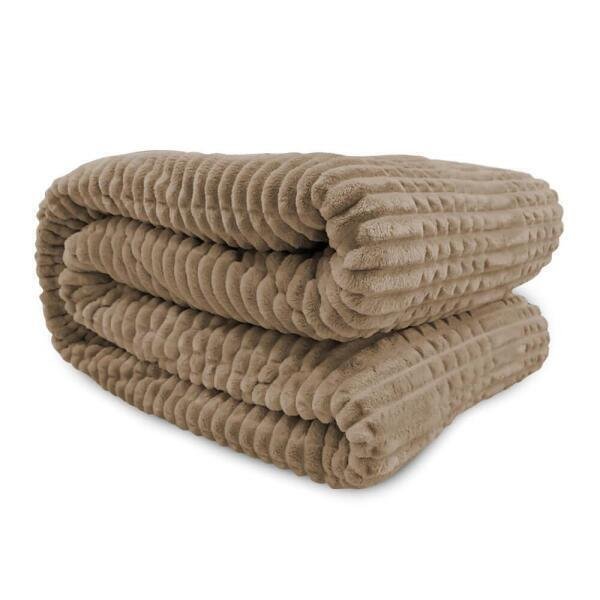 Cobertor De Microfibra Queen Mont Blanc - Andreza Kaki | MadeiraMadeira