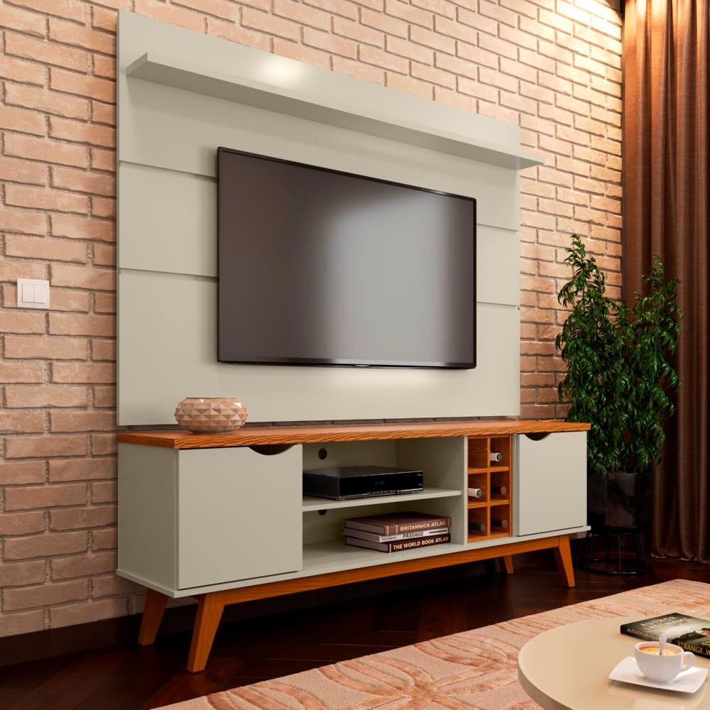 Rack com Painel Patrimar Marselha para Tv até 60 Polegadas | MadeiraMadeira