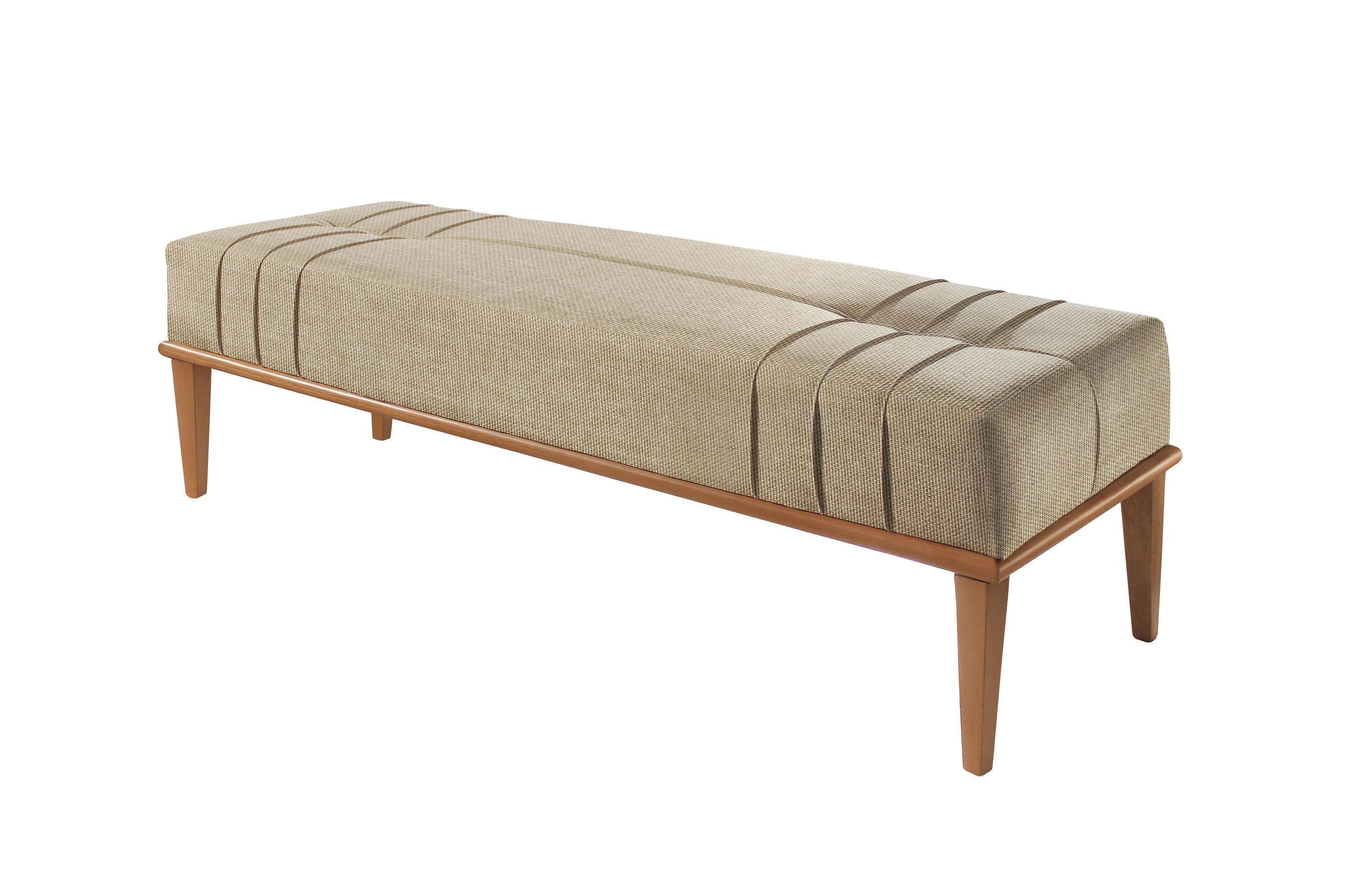 Recamier Linus Linho Palha | MadeiraMadeira