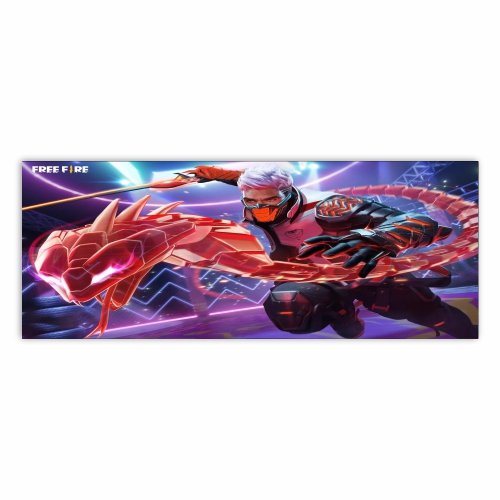 Mouse Pad Personalizado Free Fire - 90x35 cm - Free Fire 06 ...