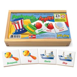 Jogo Memória Português Inglês | MadeiraMadeira