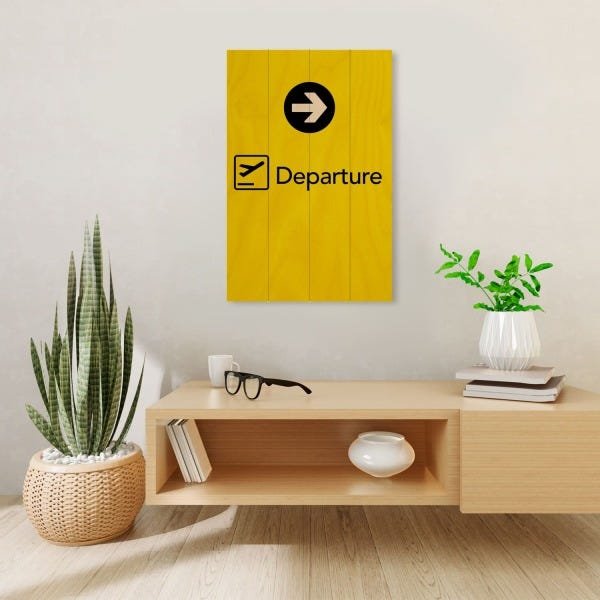 Quadro Departure 60x40 | MadeiraMadeira