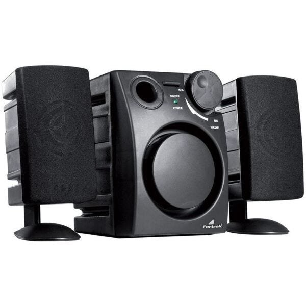 Som Mais Alto No Pc Caixa de Son Multimidia Preto Fortrec 9W ...