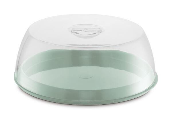 Porta Bolo Para Cozinha Boleira Plus Com Tampa Uz Verde | MadeiraMadeira