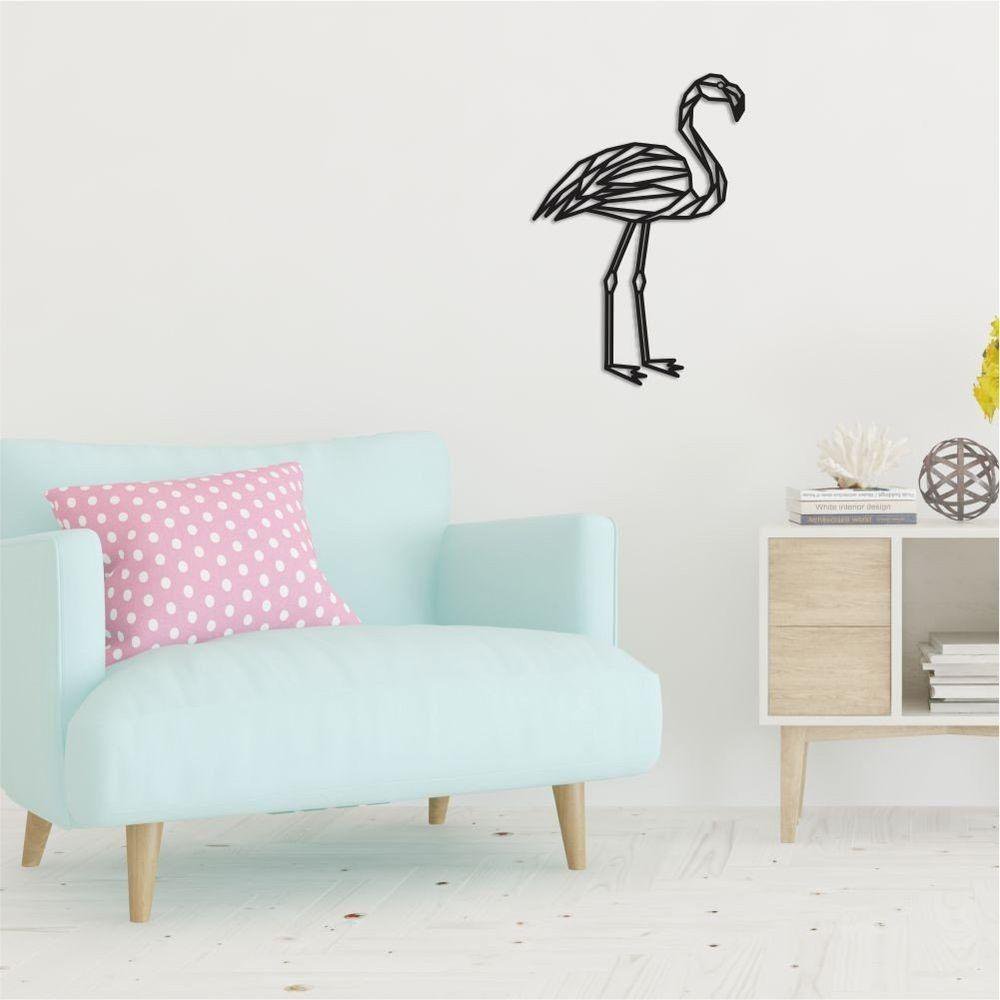 Escultura De Parede Em Mdf Flamingo | MadeiraMadeira