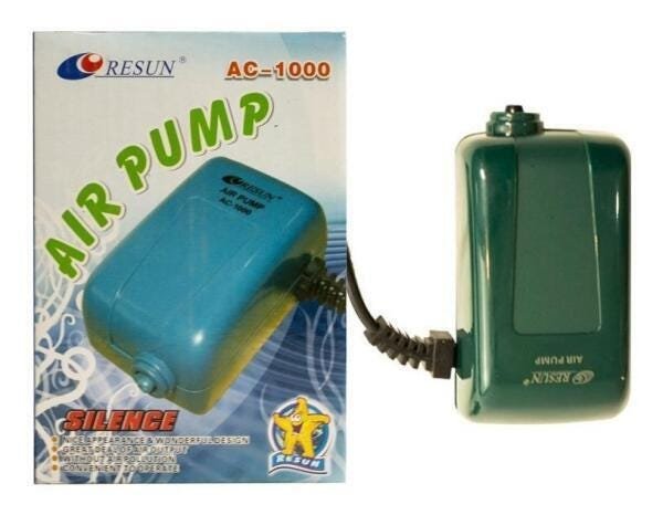 Compressor Bomba De Ar Resun Ac 1000 1S 2,5W 110V Aquário | MadeiraMadeira