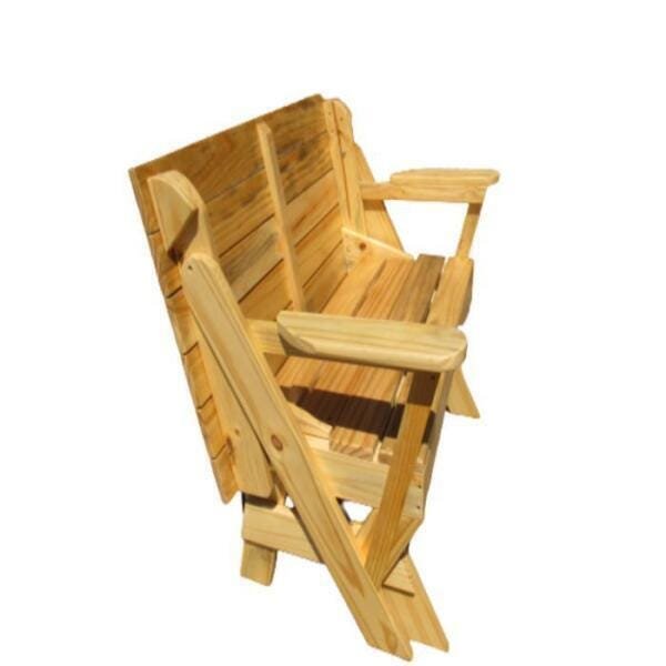 Banco Vira Mesa Compacto 1M com Verniz Marítimo Incolor | MadeiraMadeira