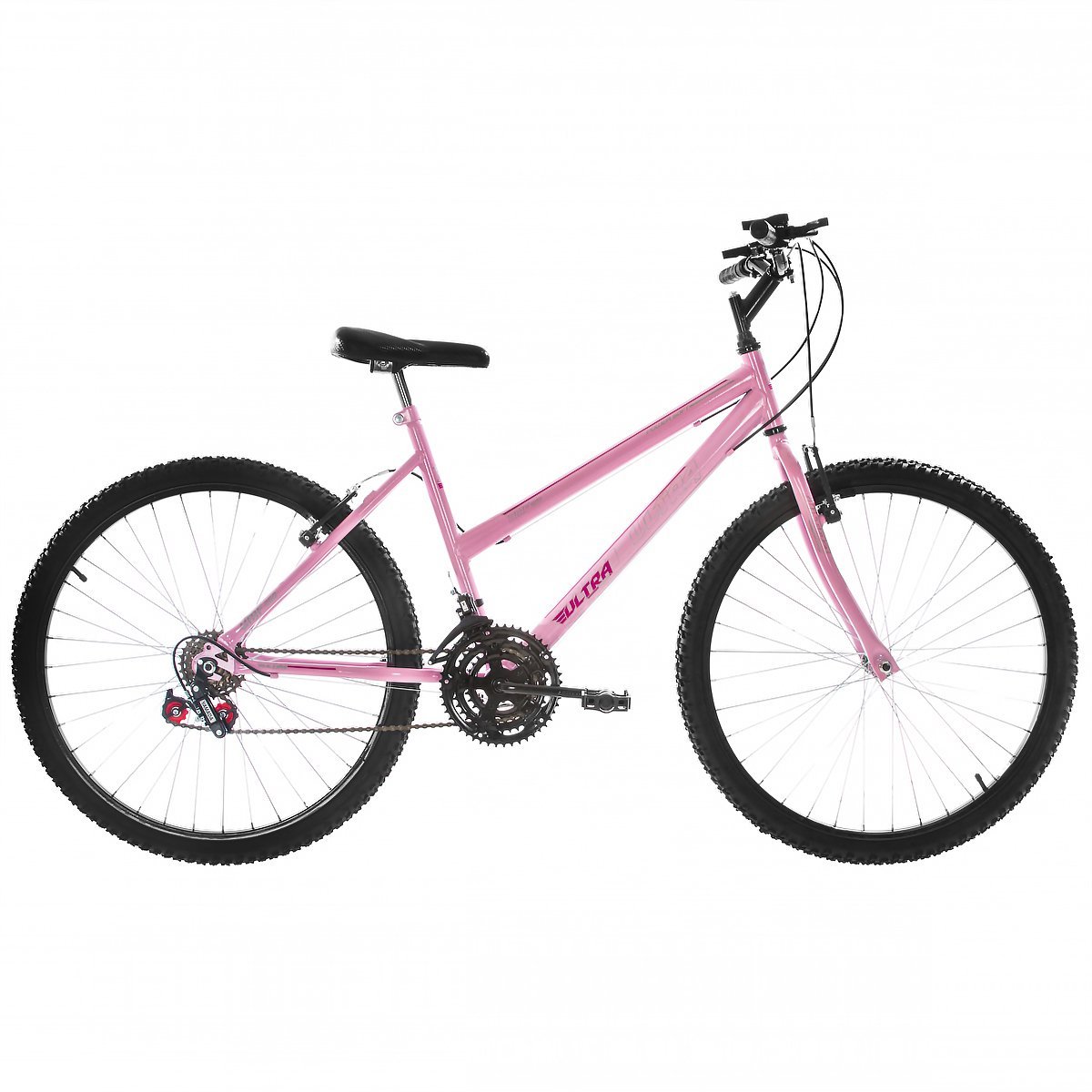 Bicicleta Aro 26 Ultra Bikes Feminina Rosa Bebê | MadeiraMadeira