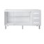Balcão Gabinete para Pia Carina 140cm sem Tampo - Branco | MadeiraMadeira