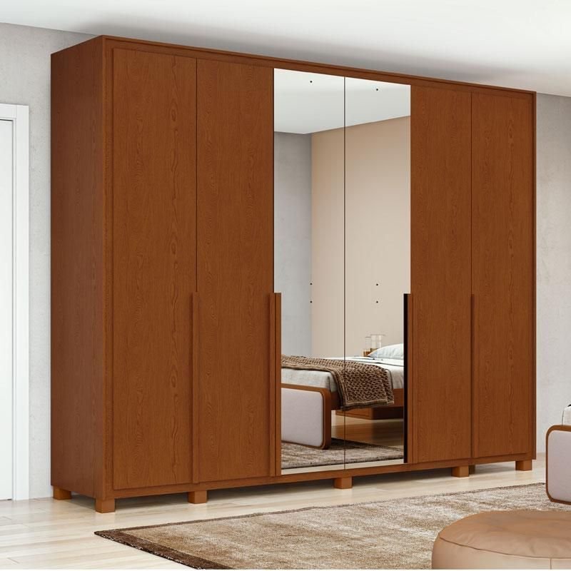 Guarda Roupa Casal Ambiente Imperatore 3 Portas Frassino com 2 Gavetas ...