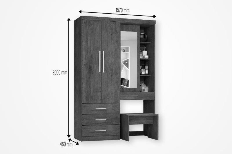 Armário / Roupeiro / Multiuso / Guarda-Roupas solteiro CAN ...