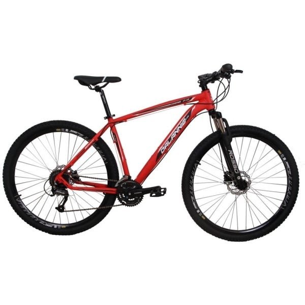 Bicicleta Aro 29 Alumínio 27V Freio Hidráulico Trail Vermelha ...