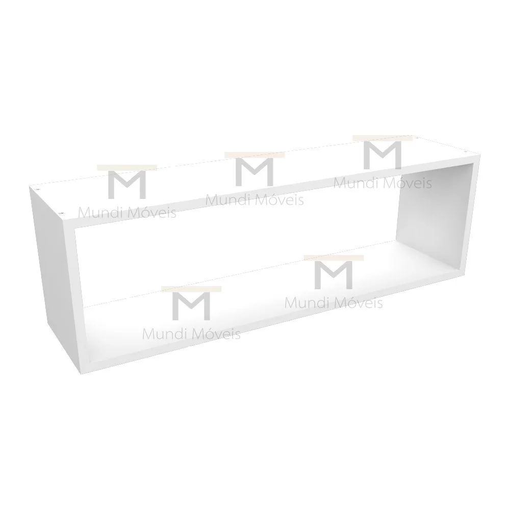 NICHO RETANGULAR M8.2020.B 100% MDF (ORGANIZA, DECORA) MUNDI MOVEIS ...