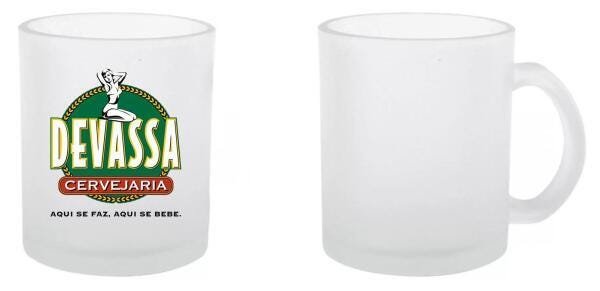 Caneca De Chopp Zero Grau Cerveja Devassa Rótulo Logo | MadeiraMadeira