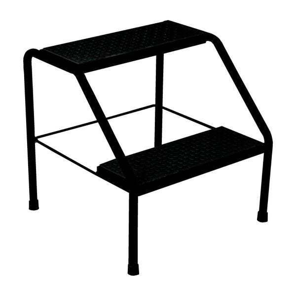 Escada Para Maca 2 Degraus Metálica Escadinha Estética Preta | MadeiraMadeira