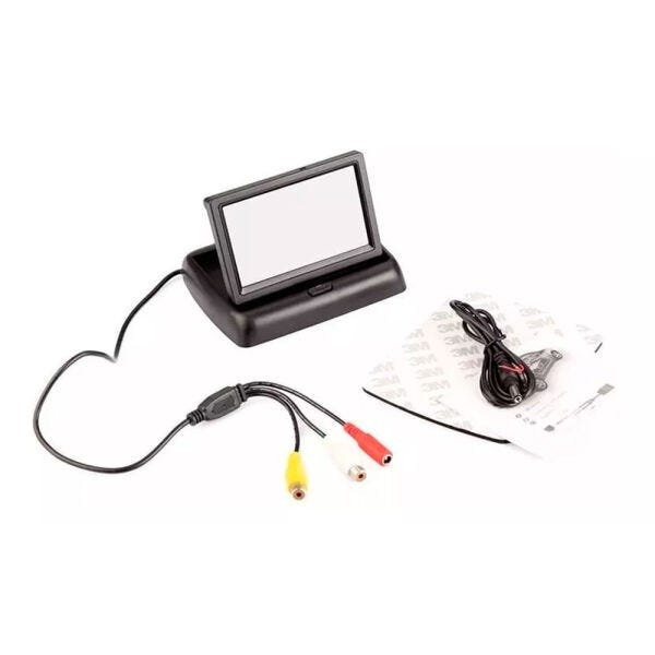 Mini Monitor Veicular 4.3" Kp-Ca401 Knup/Ípega | MadeiraMadeira