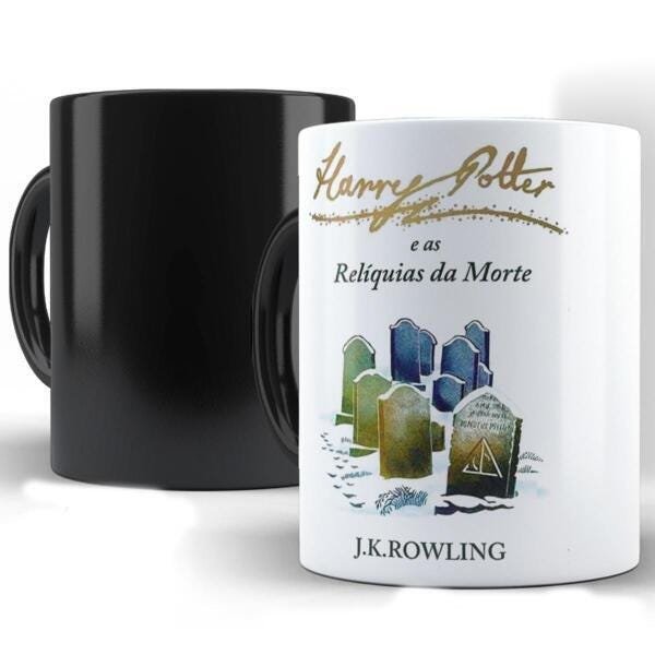 Caneca Mágica Harry Potter Assinatura Termossensível Mod 8 | MadeiraMadeira