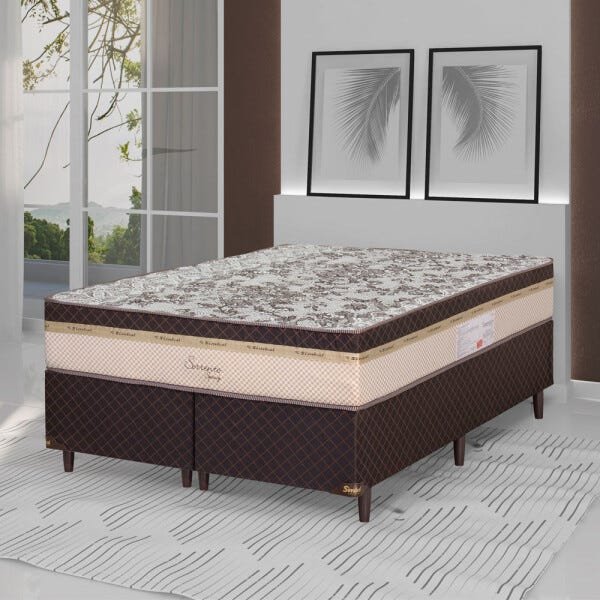 Cama Box Queen Simbal 158x198cm Sorrento Simbal | MadeiraMadeira