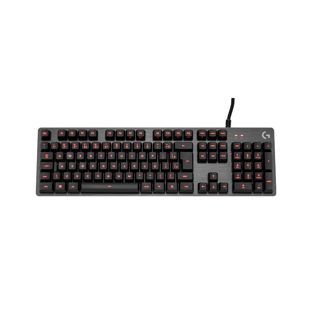 Teclado Mecânico Gamer Logitech G413 Carbon LED Vermelho Switch Romer-G ...