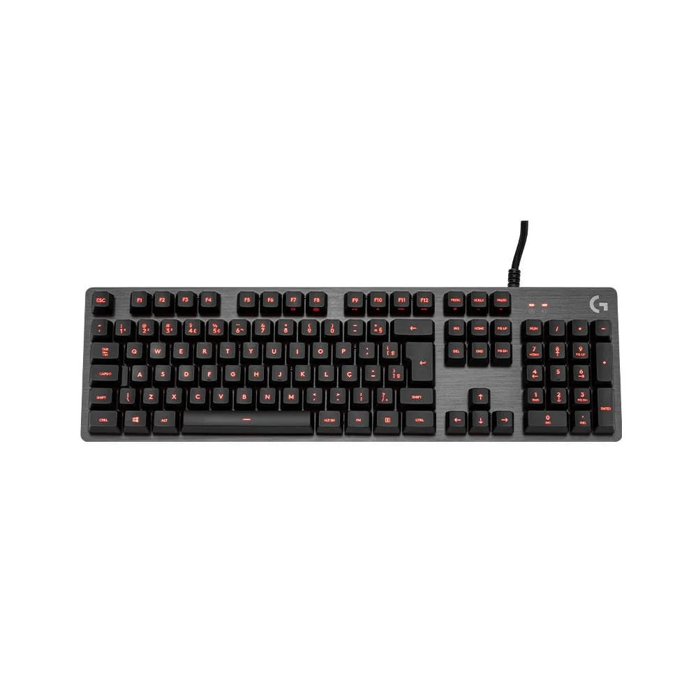 Teclado Mecânico Gamer Logitech G413 Carbon Led Vermelho Switch Romer-g ...