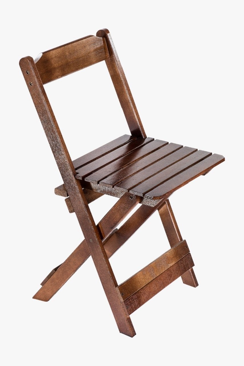 Jogo de Mesa com 4 Cadeiras de Madeira Dobravel 70x70 para Bar e Restaurante - Imbuia ...