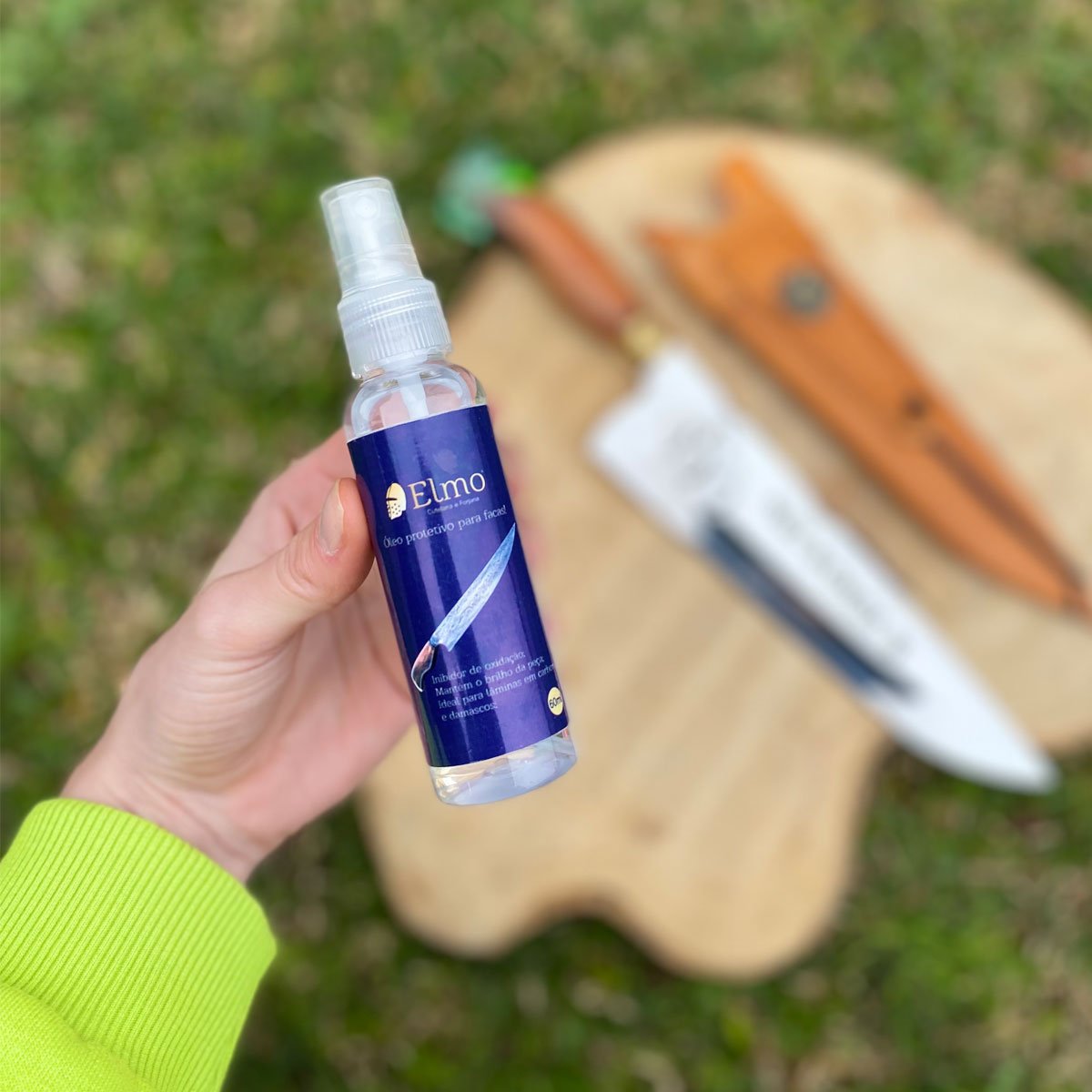 Óleo Protetor para Facas Spray 60ml Brilho Proteção e Renovação para ...