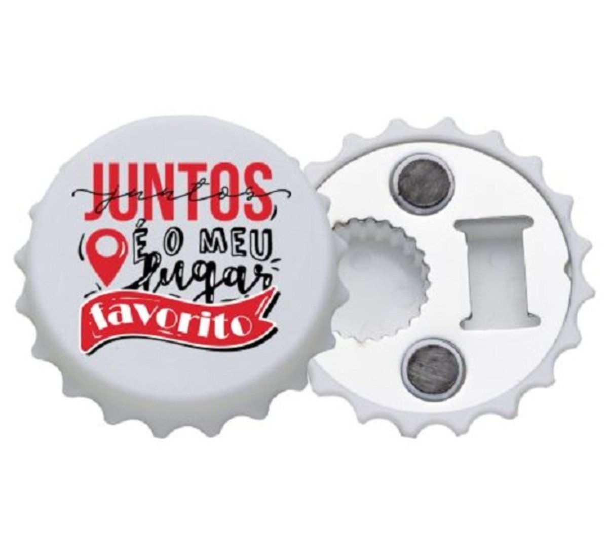 Abridor de Garrafa Personalizado (estampe logomarcas, nomes, frases ...