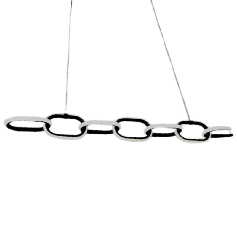 Pendente Chain Geometric Led Dimerizável 862092/1 60w Bivolt Preto ...
