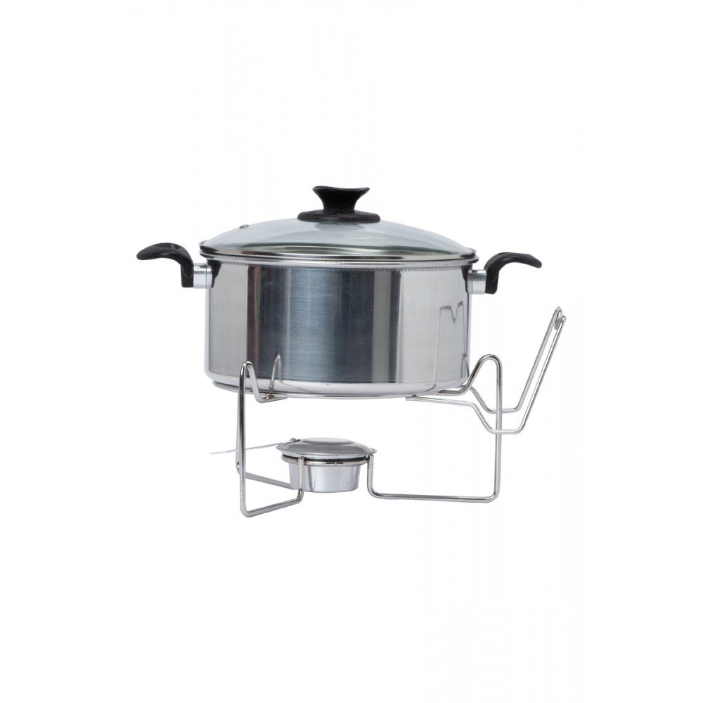 Rechaud de Alumínio com Tampa de Vidro N°24 | MadeiraMadeira