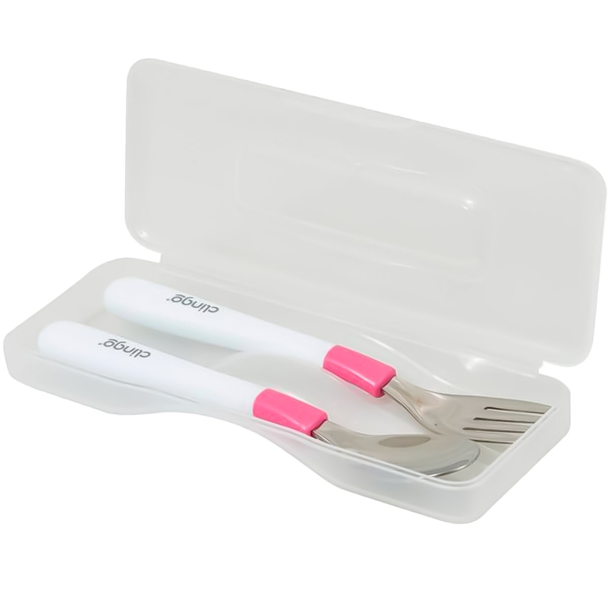 Kit Talheres Para Bebê Infantil Introdução Alimentar Anatômico Aço Inox ...