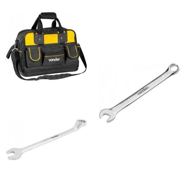 Kit Ferramentas Espresso Móveis com Bolsa e 2 Chaves Combinada 21mm e ...
