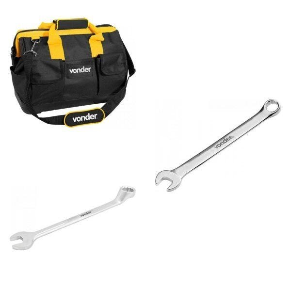 Kit Ferramentas Espresso Móveis com Bolsa e 2 Chaves Combinada 21mm e ...