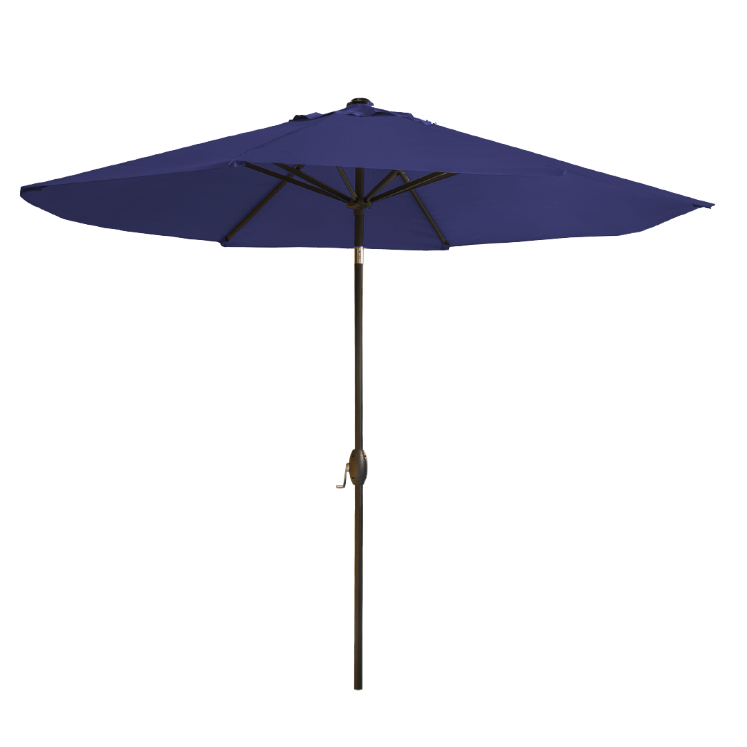 Ombrelone Central Guarda Sol Redondo 3,m Praia Gardenlife Azul ...