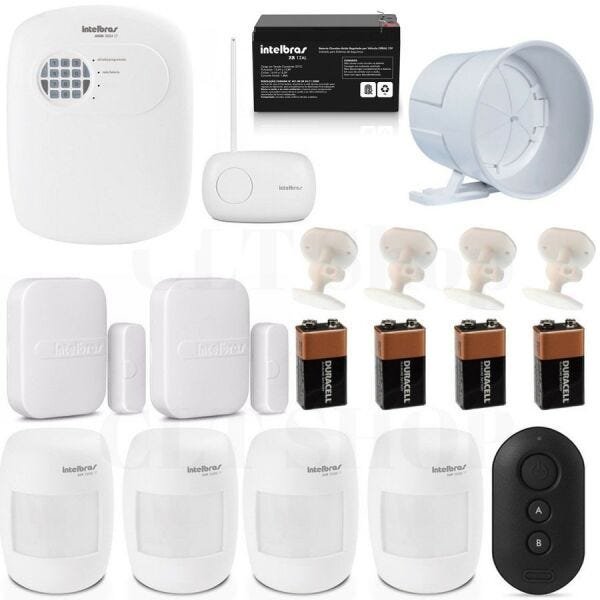 Kit Alarme para Casa Completo com Acessórios Intelbras | MadeiraMadeira
