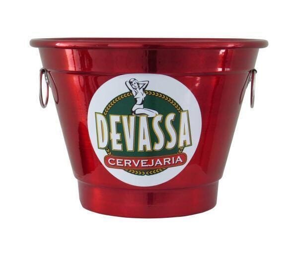 Balde De Gelo 6 Litros Devassa | MadeiraMadeira