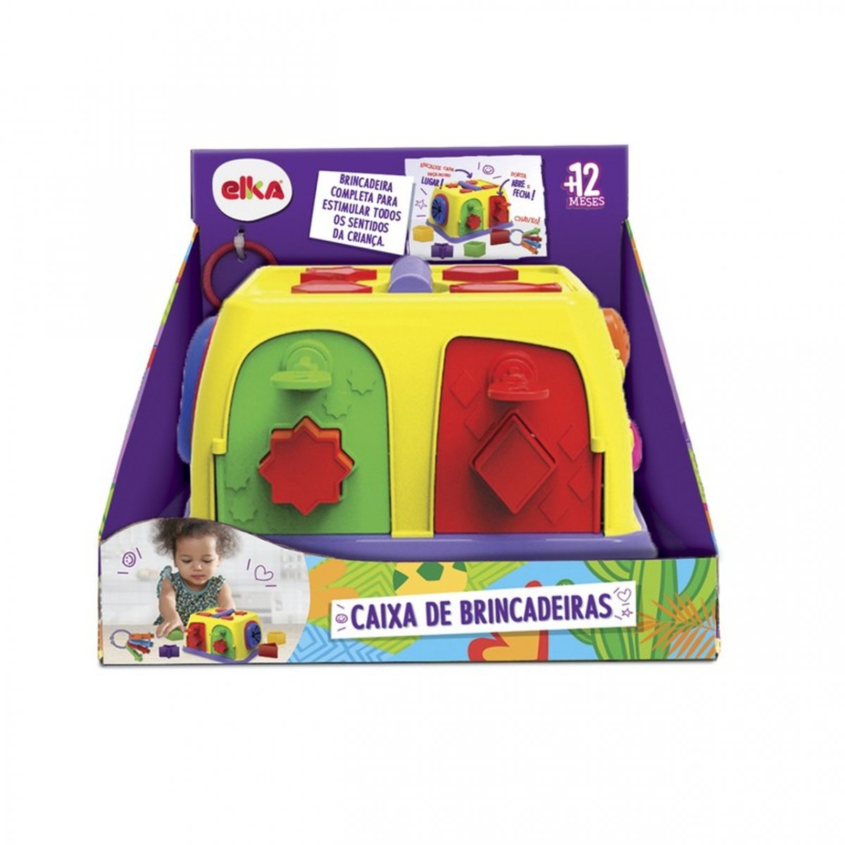 Brinquedo Infantil Caixa De Brincadeiras - Elka 1135 | MadeiraMadeira