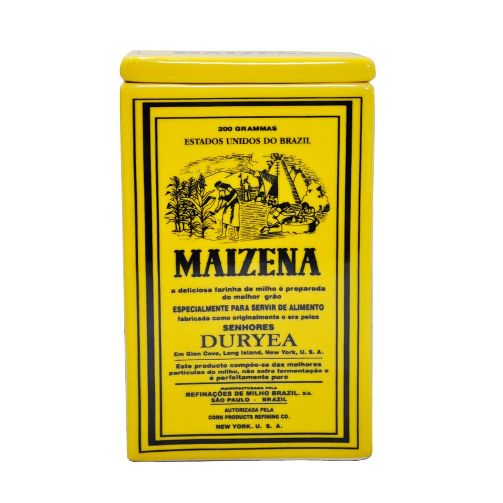 POTE MAIZENA RETANGULAR | MadeiraMadeira