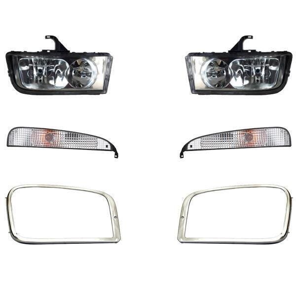 Kit Par Farol Principal Axor (Farol + Lanterna + Aro) Le+Ld ...