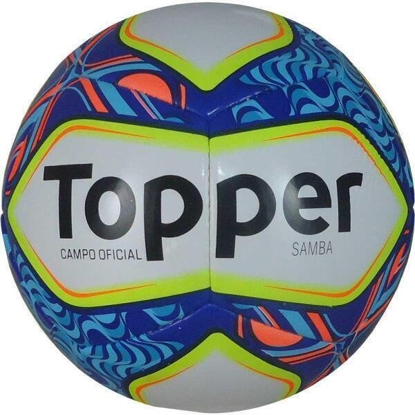 Bola Topper Campo Oficial Pu 6 Gomos Costurada Mao Samba Pro ...