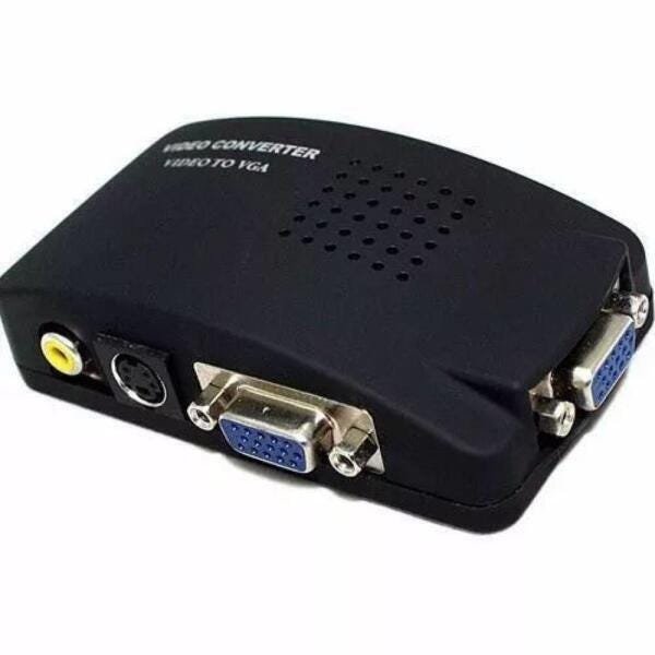 Adaptador Conversor Transcoder RCA S-Vídeo | MadeiraMadeira