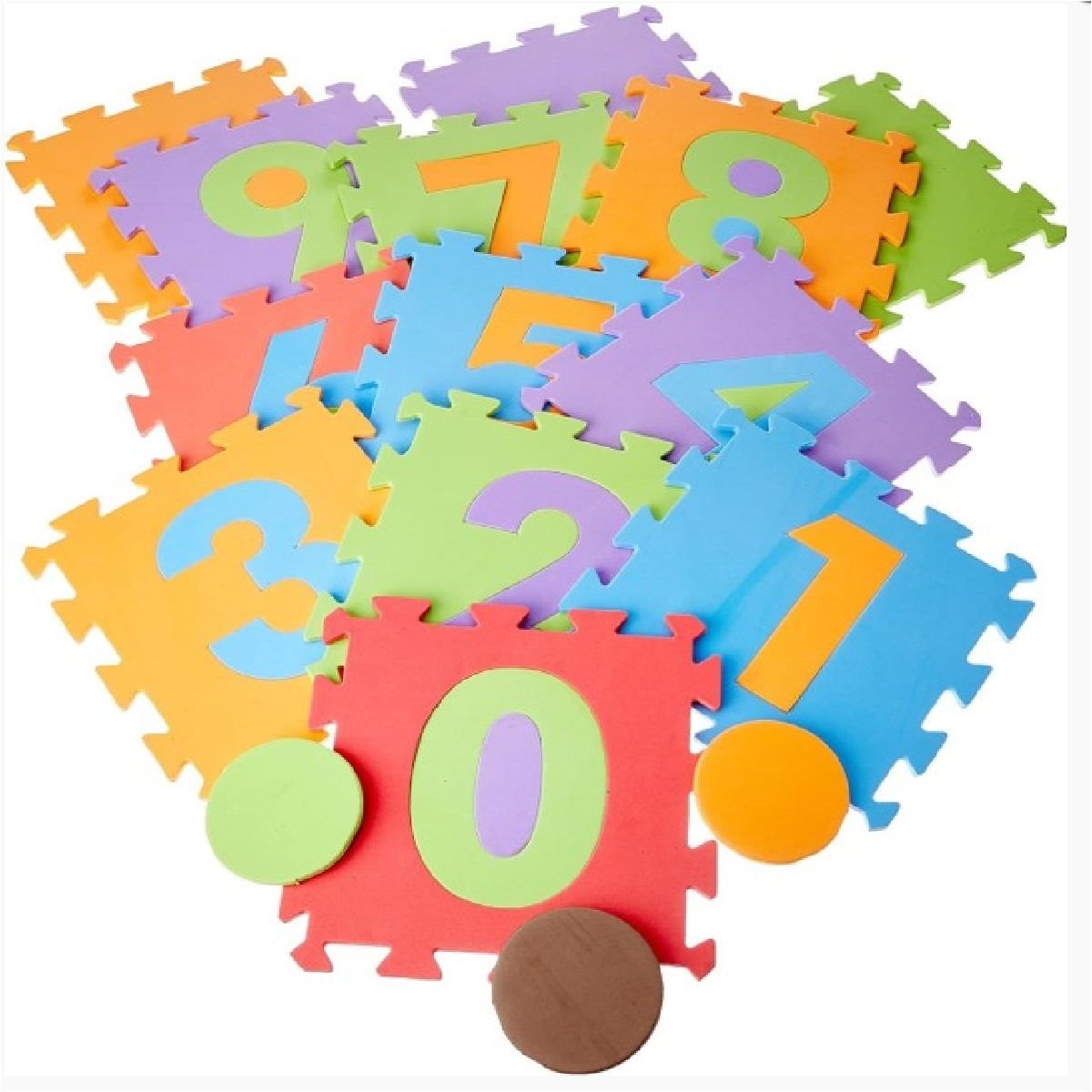 Tapete Eva Infantil 28x28cmx8mm Amarelinha 16 Peças | MadeiraMadeira
