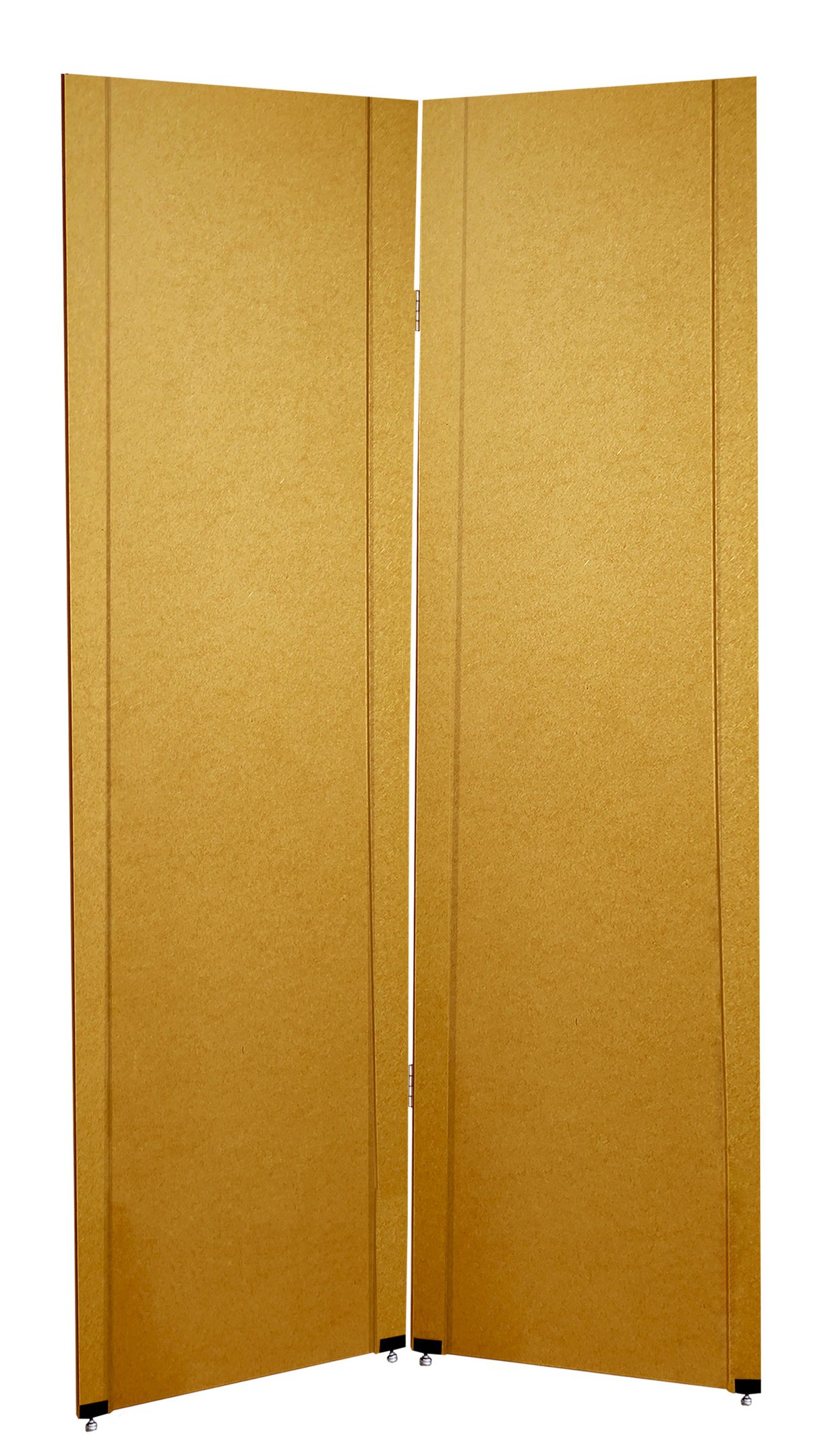 Biombo Liso Reto 2 Folhas c/ 04 Pezinhos | MadeiraMadeira