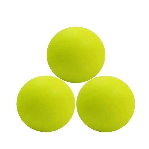 Bola 100mm - 3 uni - Cor unitária - Amarelo | MadeiraMadeira